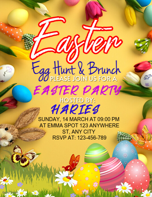 Easter Flyer Template | PosterMyWall
