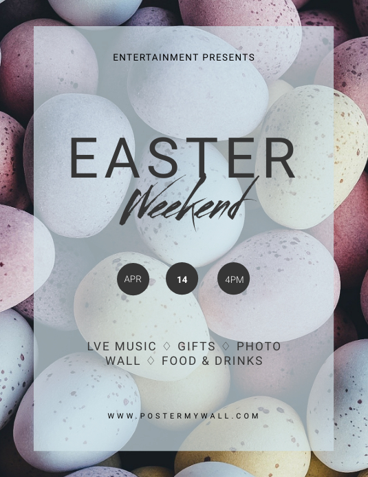 Easter flyer template | PosterMyWall