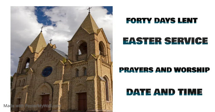 Plantilla de Easter flyer template | PosterMyWall