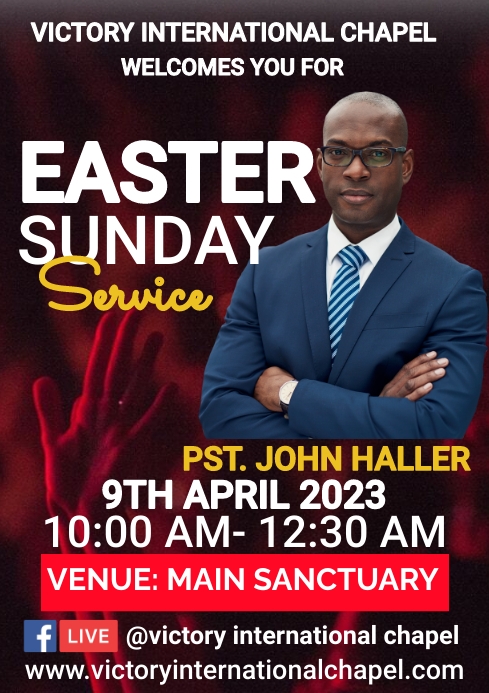 EASTER FLYER TEMPLATE | PosterMyWall