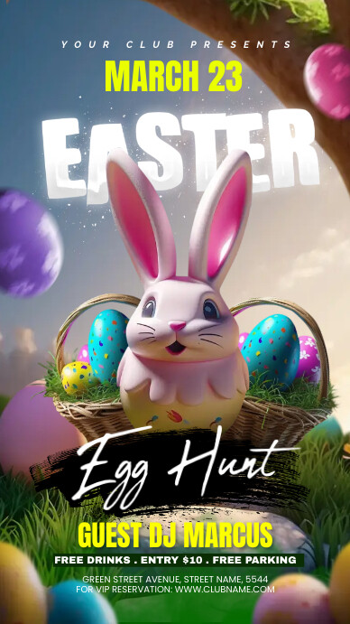 Easter Flyer Template Design | PosterMyWall