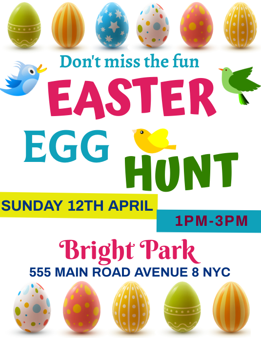 Copy of Easter Flyer Template | PosterMyWall