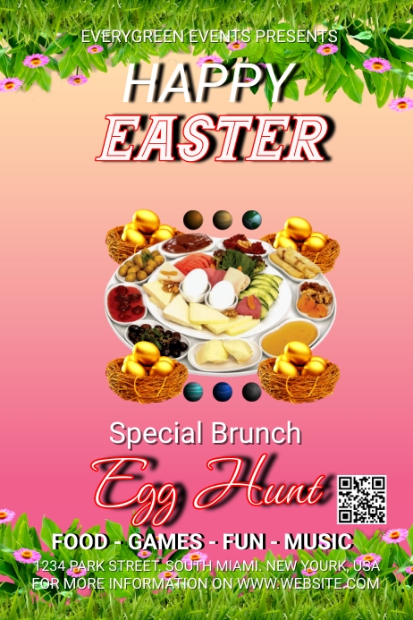 Easter Flyer Template Design | PosterMyWall