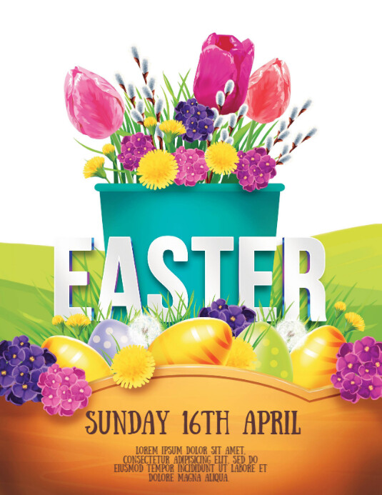 Easter flyers Template | PosterMyWall