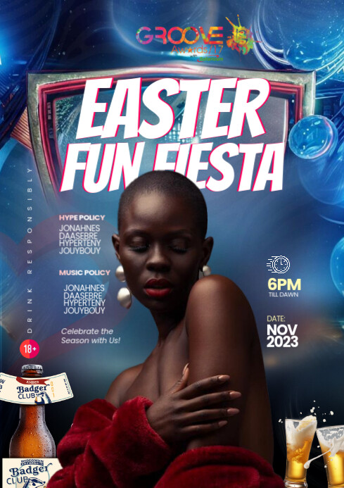 Easter Fun Fiesta Party Design Template | PosterMyWall