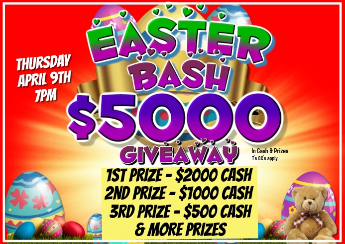 Easter Giveaway Template | PosterMyWall