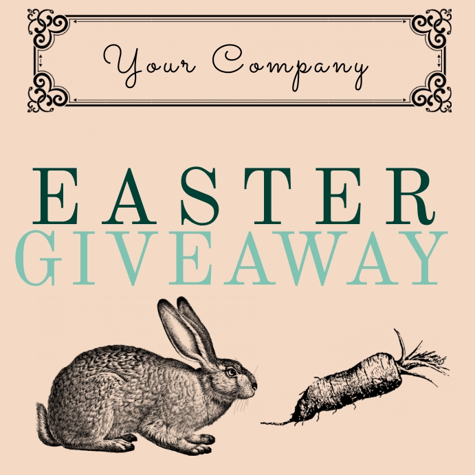 Copy of Easter Giveaway Instagram | PosterMyWall