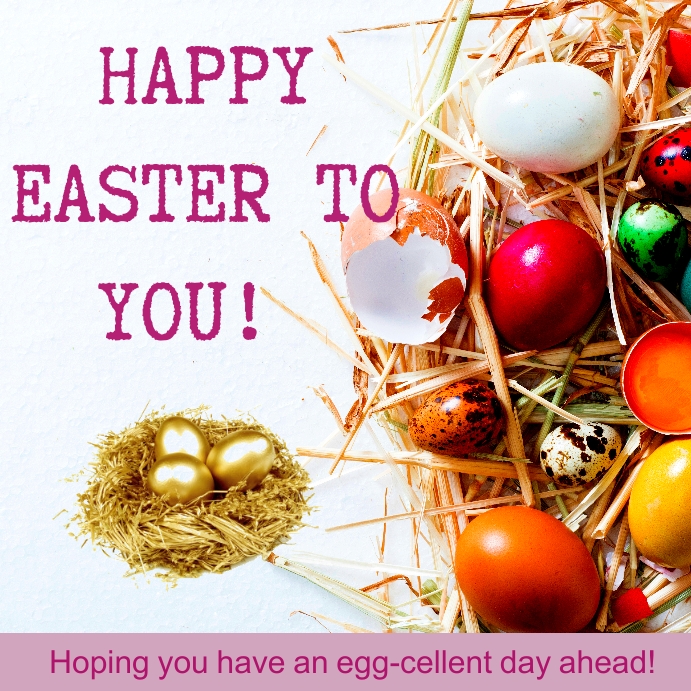 Easter greeting card Template | PosterMyWall