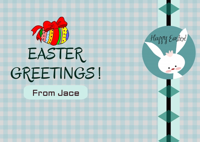 Easter greeting card Template | PosterMyWall