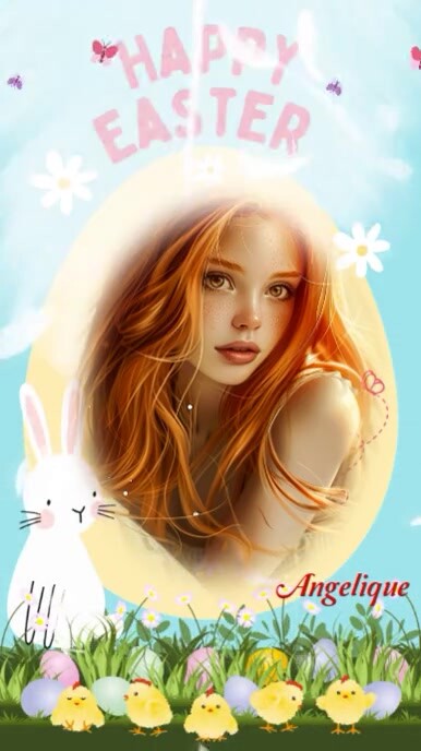 easter greeting card video Template | PosterMyWall