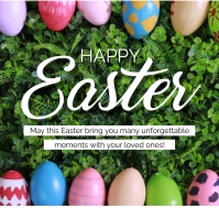 Easter Greeting Instagram Post Template | PosterMyWall