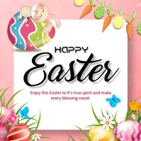 Easter Greeting Instagram Post Template | PosterMyWall