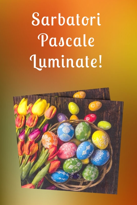 Easter greetings Romanian | PosterMyWall