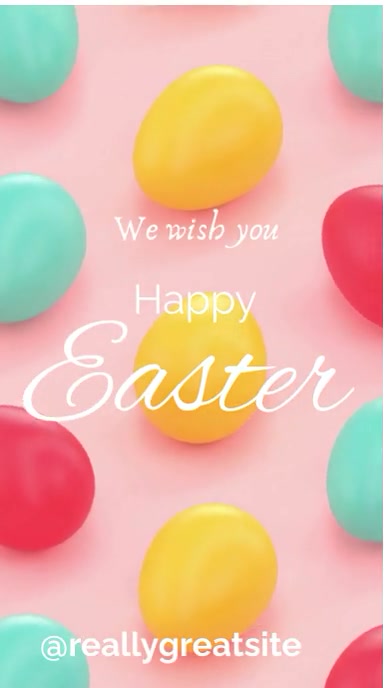 Easter Greetings Video Template | PosterMyWall