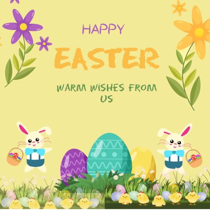 Easter Hloliday Instagram Post Template | PosterMyWall