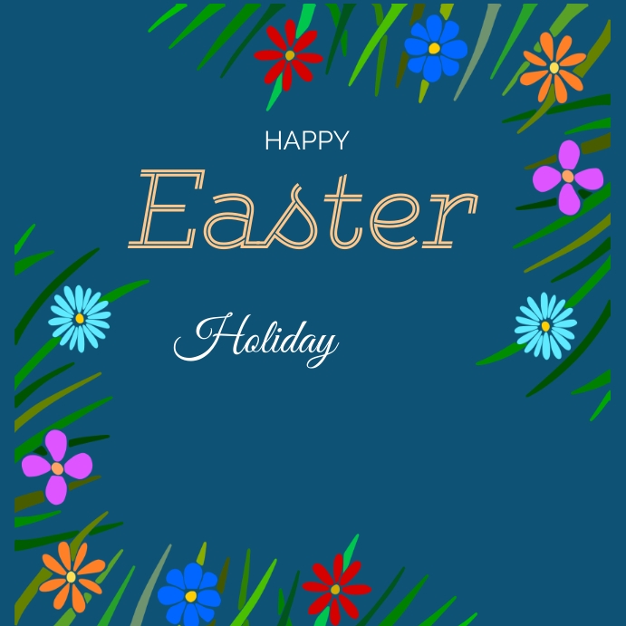 Plantilla de EASTER HOLIDAY | PosterMyWall