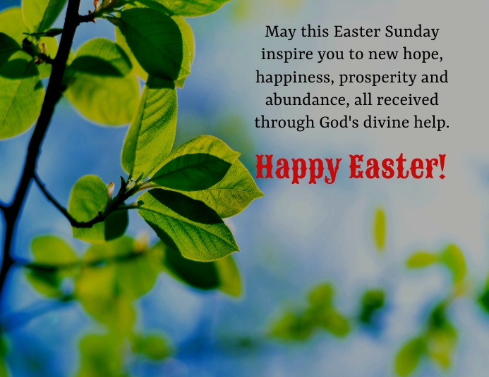 Easter Holiday Template | PosterMyWall