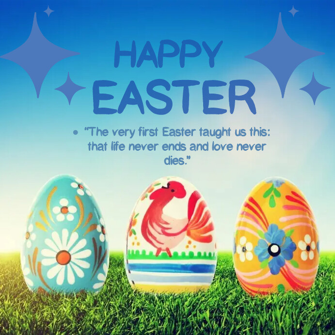 Easter Holiday Wishes Template | PosterMyWall