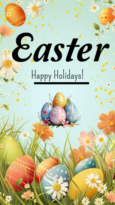 Copy of Easter holidays | PosterMyWall