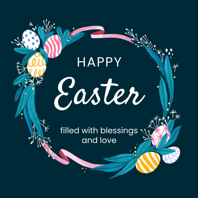 Easter Instagram Template | PosterMyWall