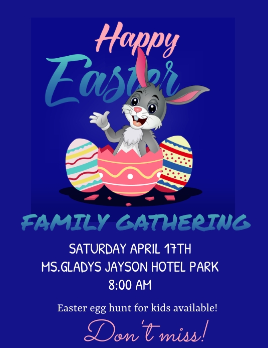 easter invitation Template | PosterMyWall