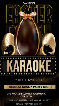 Easter karaoke night Template | PosterMyWall