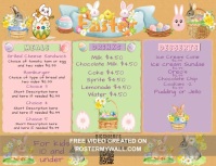 Kids Easter Menu Template | PosterMyWall