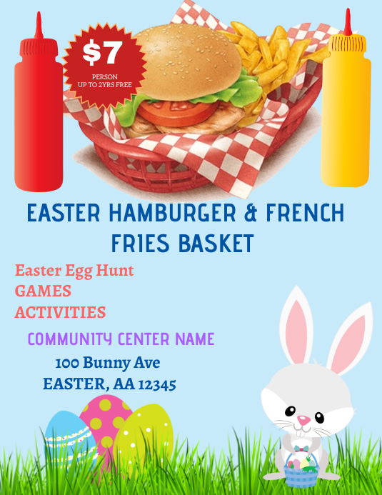 Easter Lunch Event Template | PosterMyWall
