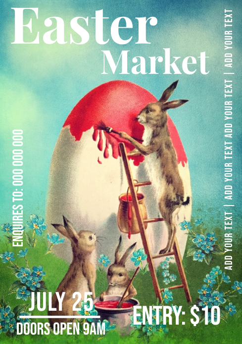 Easter Market template | PosterMyWall