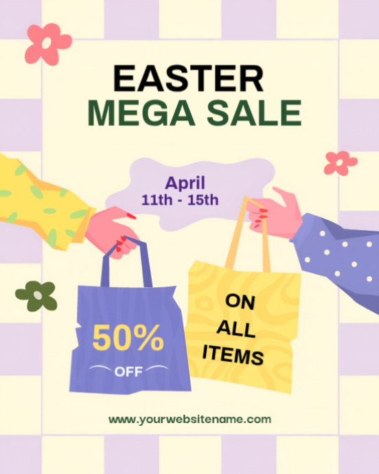 Copy of Easter Mega Sale Flyer | PosterMyWall