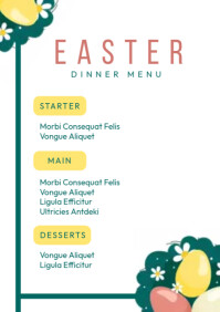 Easter Menu Template | PosterMyWall