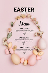 easter menu Template | PosterMyWall
