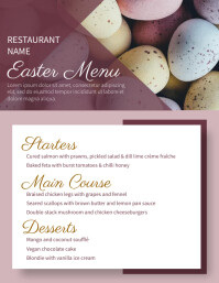 Easter Menu Template | PosterMyWall