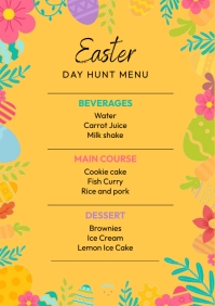 Easter Menu Design Template | PosterMyWall