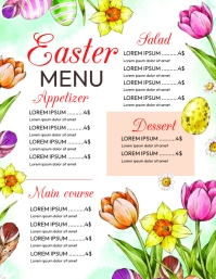easter menu Template | PosterMyWall