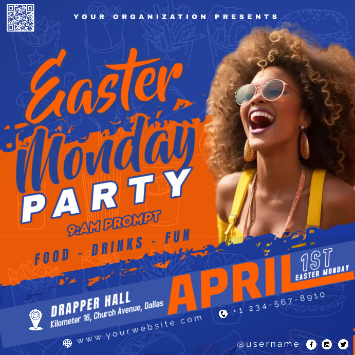 Easter monday celebration Template | PosterMyWall