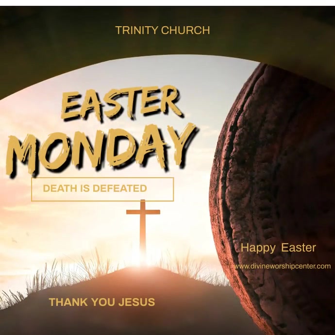 Easter Monday Template | PosterMyWall