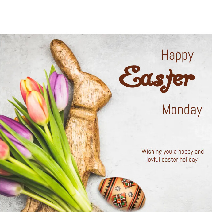 Copy of Easter Monday flyer template | PosterMyWall