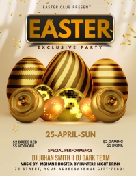 EASTER NIGHT PARTY FLYER Template | PosterMyWall