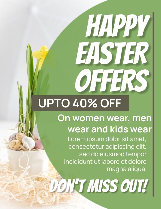 Plantilla de Easter Offers | PosterMyWall