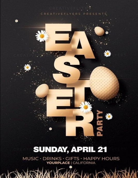 Easter party 2023 Template | PosterMyWall