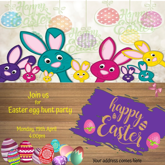 Easter Party Template | PosterMyWall