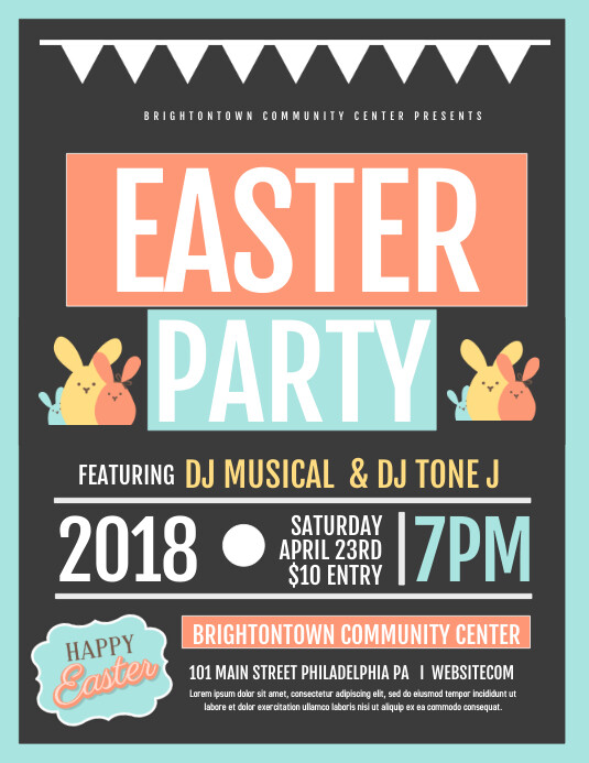 Easter Party Templat | PosterMyWall