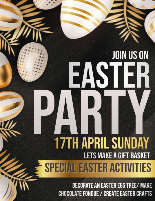 Easter party Template | PosterMyWall