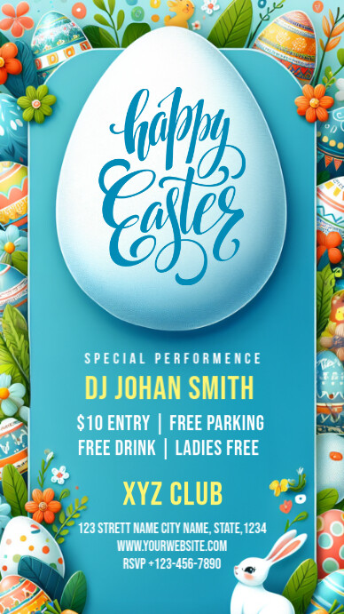 Modèle easter party | PosterMyWall