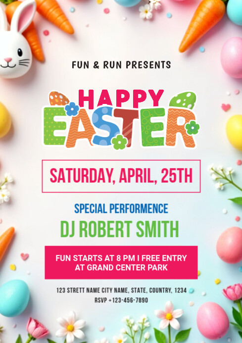 easter party Template | PosterMyWall