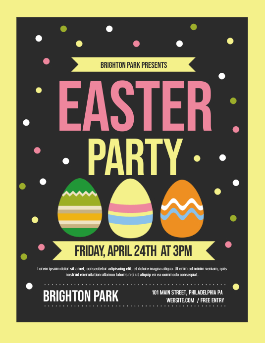 Easter Party Template | PosterMyWall