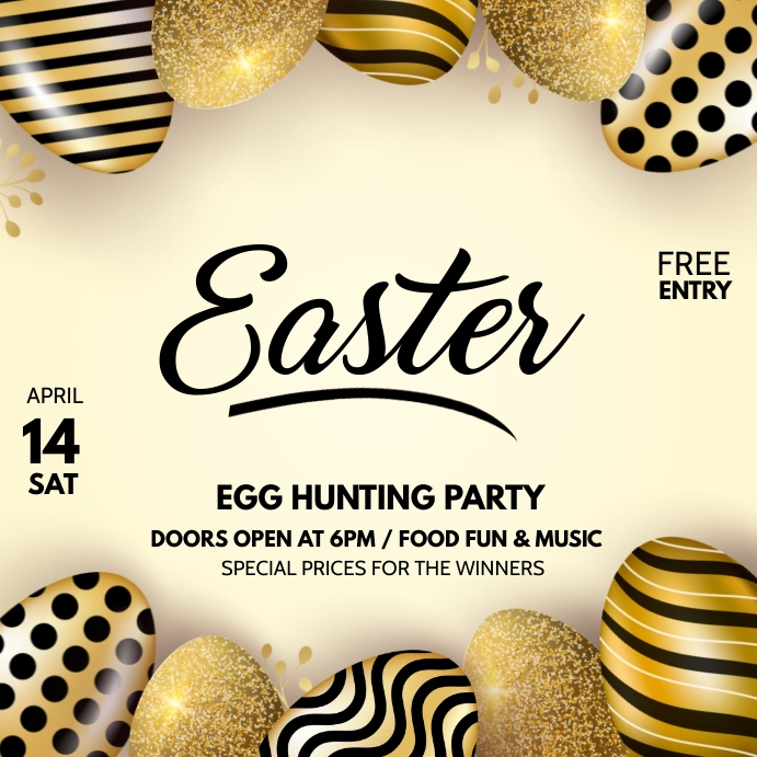 easter party Template | PosterMyWall