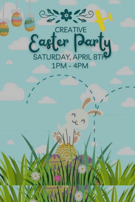 Easter party Template | PosterMyWall