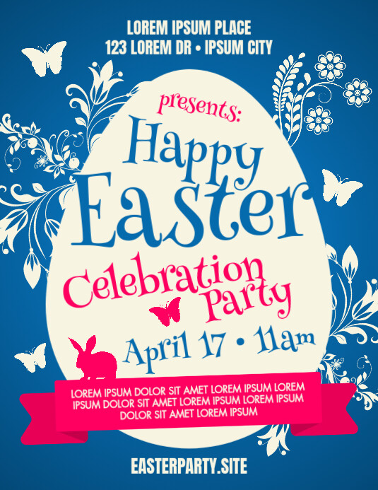 EASTER PARTY FLYER Template | PosterMyWall